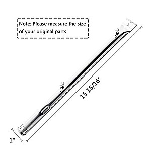Grill Replacement Parts for Charbroil Commercial Series 463241113 463449914 Grill Parts, Stainless Heat Plate,Grill Burner Tube,Crossover Tube and Grill Igniters Replacement Kit for Charbroil 4 Burner