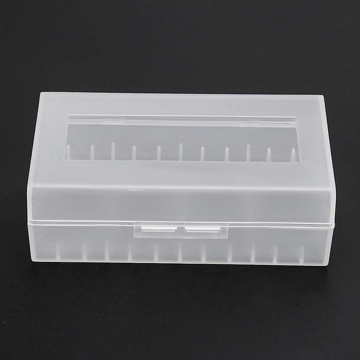 2 Pcs Battery Storage Case, Battery Box for 20700/ Battery, Hard Waterproof Wear resistant Plastic Case (Transparent)