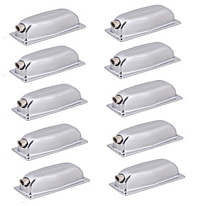 Rectangular Shape Drum Claw Hook 10pcs Iron Drum Claw Hook for Bass Drums & Snare Drum,Silver