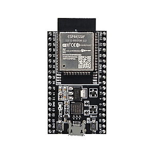 2 Sets ESP32-DevKitC core Board ESP32 Development Board ESP32-32D WiFi+Bluetooth Compatible IoT NodeMCU-32 with 38Pins ESP32 Type-C USB and Micro USB Expansion Board