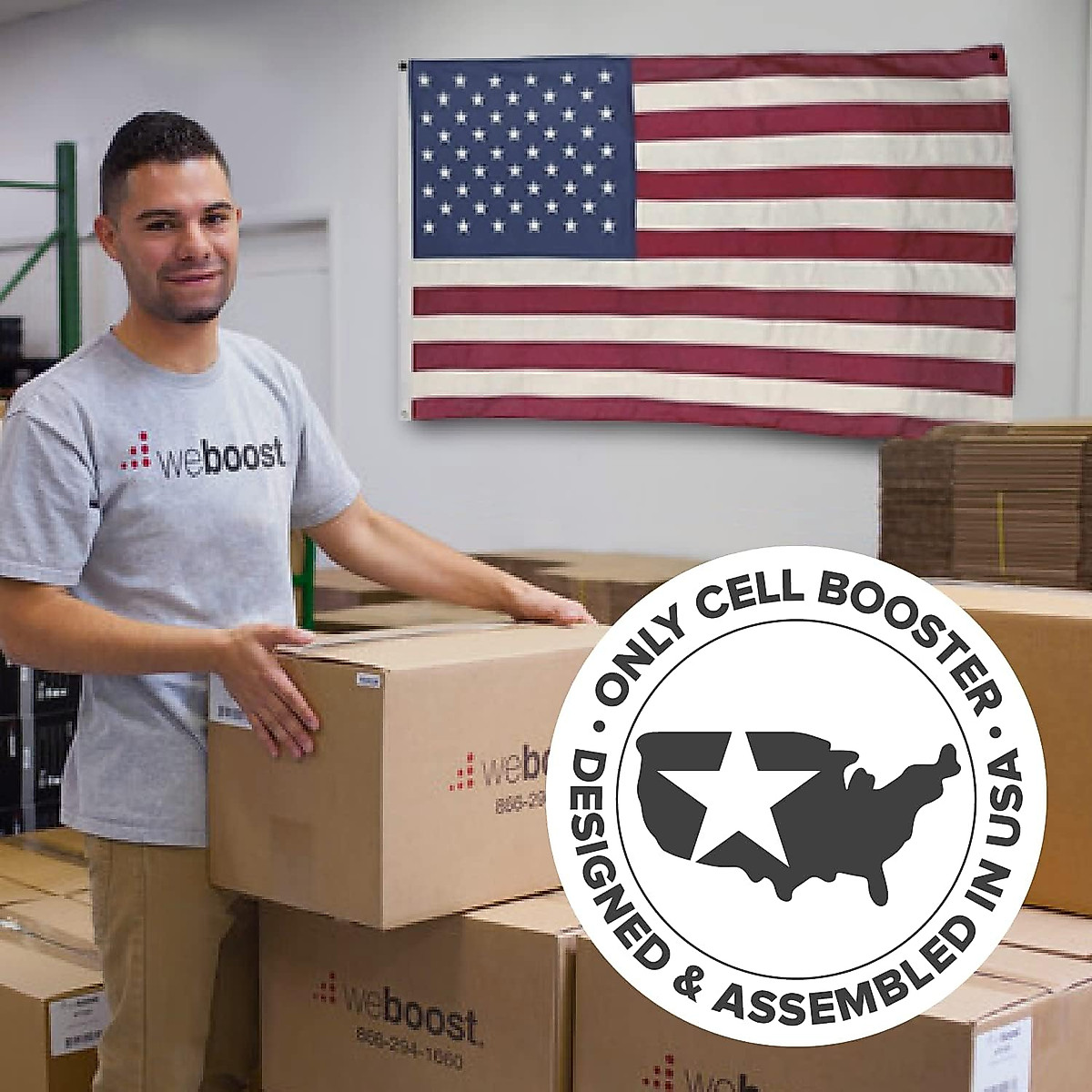 weBoost Drive X RV - Cell Phone Signal Booster kit | Boosts 5G & 4G LTE for All U.S. & Canadian Carriers - Verizon, AT&T, T-Mobile, more | Made in the U.S. | FCC Approved (model 471410)