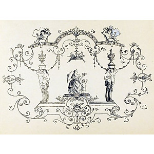An original design for a porcelain plate