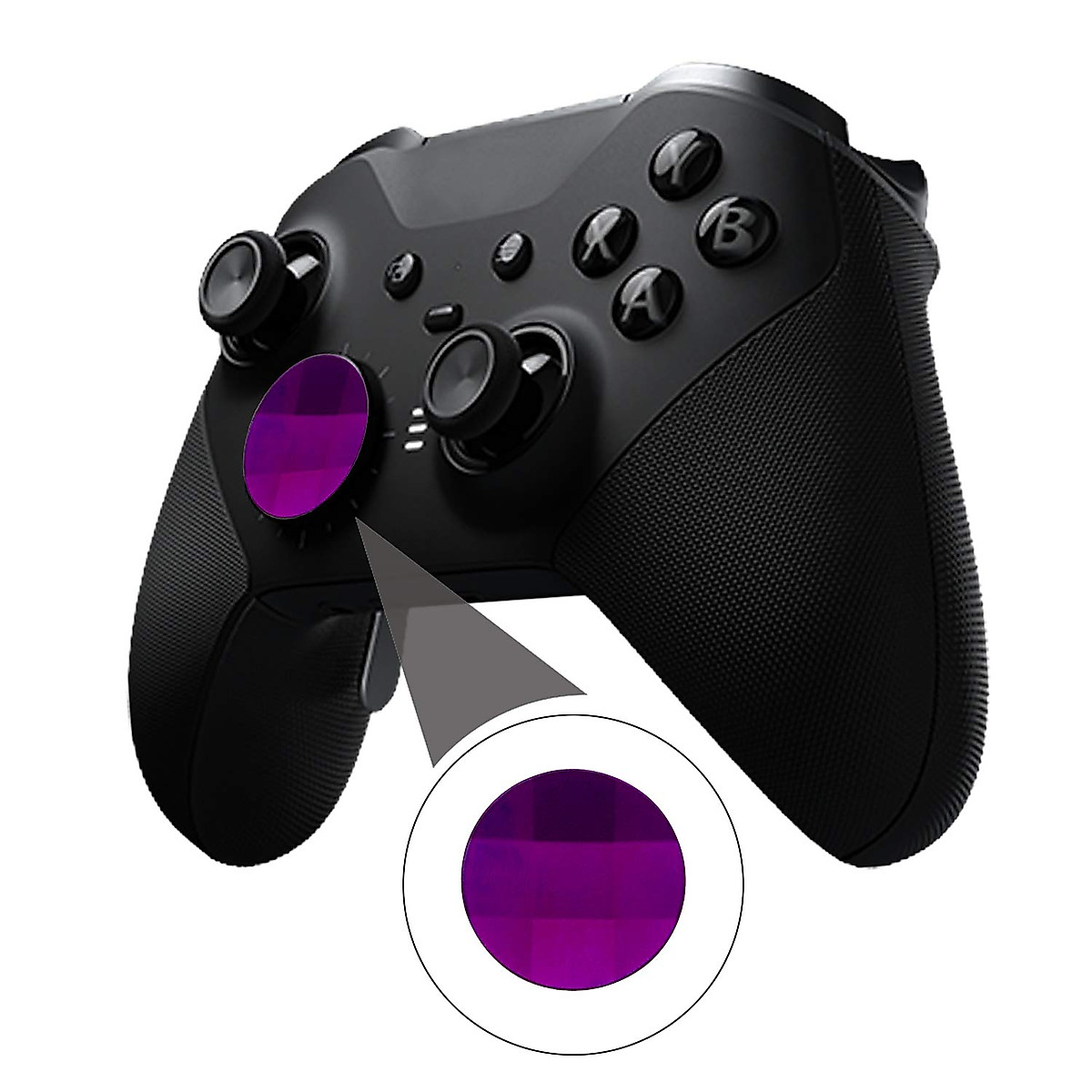 Metal D-Pads and Paddles Replacement for Xbox One Elite Controller Series 2, Xbox One Elite Controller(Purple)