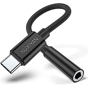 USB C to 3.5mm Audio Adapter,USB Type C to Aux Headphone Jack Adapter Dongle Cable Cord Compatible with Pixel 4 3 2 XL,Samsung Galaxy S22 S21 S20 Ultra S20+ Note 20 10 S10 S9 Plus,ipad Pro/Air 4