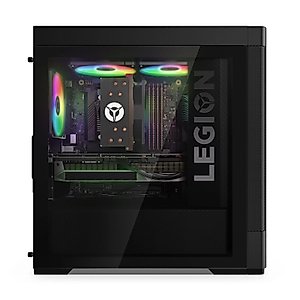 Lenovo Legion Tower T5 Gaming Desktop | Intel Core i7-12700 Processor | 32GB RAM DDR5| 1024GB SSD| 3TB HDD | NVIDIA® GeForce RTX™ 3070 LHR 8GB GDDR6 | Windows 11 Pro | Black | Bundle with Mouse Pad