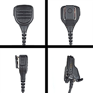 VBLL Heavy Remote Speaker Mic Microphone for HT1000 JT1000 GP900 GP1200 MTS2000 XTS1500 XTS2250 XTS2500 XTS5000 XTS3000 XTS3500 XTS4250 Radio