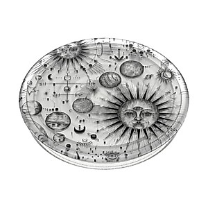 PopSockets Plant-Based Phone Grip with Expanding Kickstand, Eco-Friendly PopSockets for Phone - Translucent Cosmic Sun