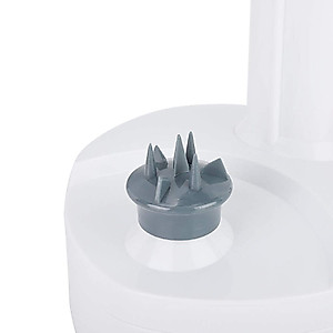 Electric Potato Peelers Automatic Rotating Peeler Potato Peeling Machine Automatic Fruits Vegetables Cutter Kitchen Peeling Tool, 11x 5.7x5.7in(white)