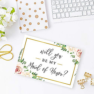 Maid of Honor Proposal Box | 1 pack | Maid of Honor Box | Maid of Honor Proposal Gift | Floral Design