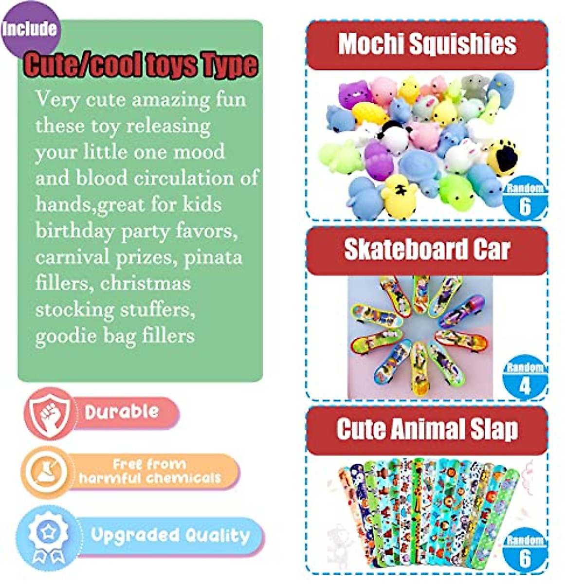 51 PCS Pop Party Favors Toys for Kids,Premium Pop Fidget Toys for All Ages Kids,Assortment Pinata Stuffers,Classroom prizes,Prize Box Toys,Goody Bag Fillers,Carnival Prizes for Boys and Girls 4-10