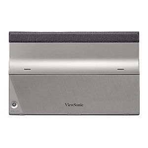 ViewSonic VG1655 15.6 Inch 1080p Portable Monitor with 2 Way Powered 60W USB C, IPS, Eye Care, Dual Speakers, Built-in Stand with Smart Cover , Black