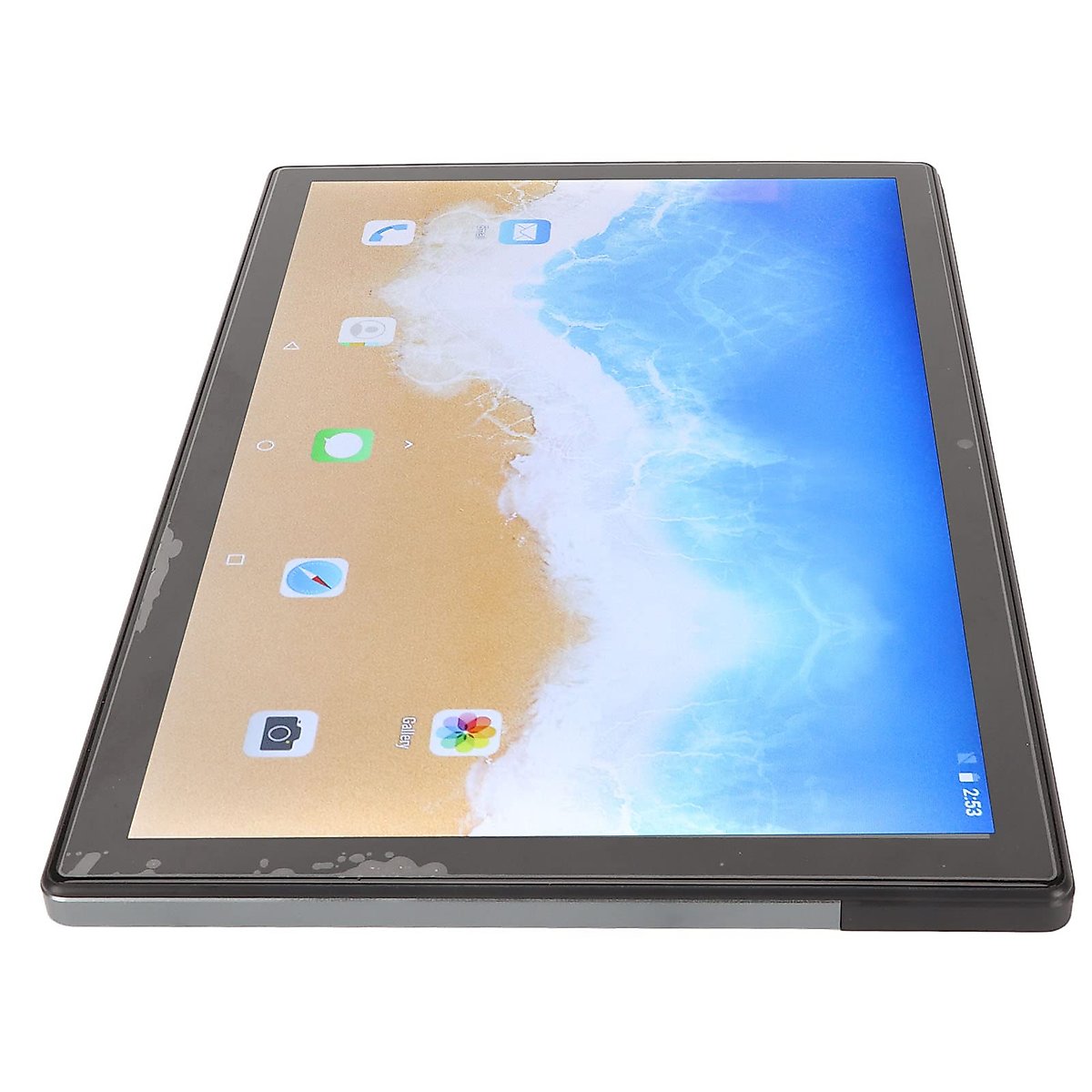 GLOGLOW Tablet PC, 10 Inch Tablet 8MP Front 16MP Rear 100-240V IPS Screen Night Reading Mode for Android 12 for Reading (US Plug)