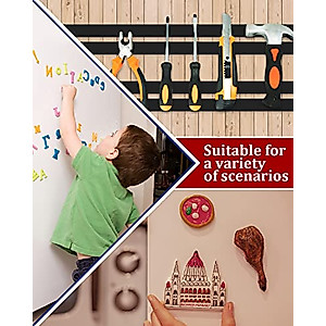 Magnetic Tape 2 Rolls 32ft Magnets with Strong Adhesive Backing Anisotropic Flexible Magnetic Strip(1rolls 16 feet x 1/2" Wide x 1/16" Thick)