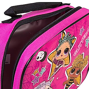 L.O.L. Surprise! Backpack Combo Set - Girls' 2 Piece Backpack Set Backpack & Lunch Kit (Hot Pink)