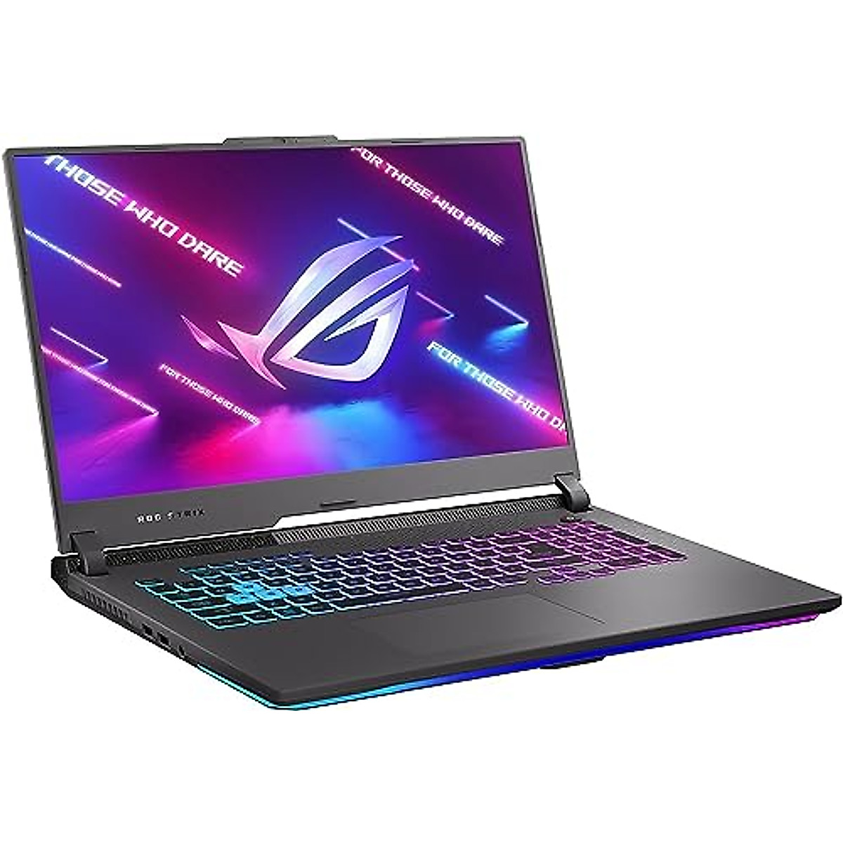 ASUS ROG Strix G17 G713 Gaming Laptop 17.3" WQHD IPS 240Hz AMD 12-Core Ryzen 9 7845HX (Beat i9-12900H) 64GB RAM 2TB SSD GeForce RTX 4060 8GB USB-C RGB Backlit Fast Charging Win11 Black + HDMI Cable