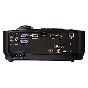 InFocus IN126STx WXGA DLP Short Throw Network Projector, 3700 Lumens, 14000:1 Contrast Ratio