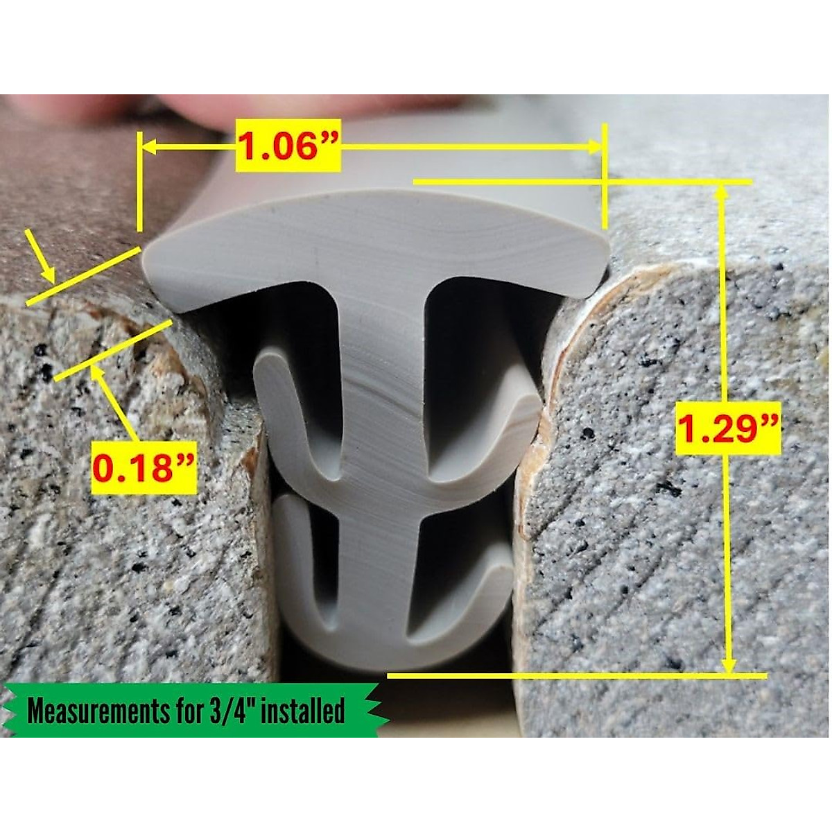 Trim-A-Slab Expansion Joint Repair Material - 3/4" x 25 linear feet (7.6m)