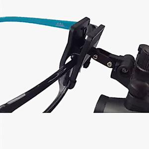 NSKI 3.5X420mm Binocular Plastic Clip Loupes DY-110 Lab Head Magnifier w/Clip-on