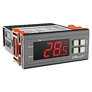 Elitech STC-1000 Temperature Controller Origin Digital 110V Centigrade Thermostat 2 Relays