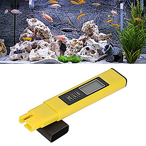 TDS Meter, Dual Color Prompt Digital Display Glass Electrode Automatic Temperature Compensation Unit Switching Water Quality Tester for Swimming Pool
