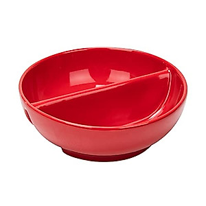 Mind Reader Of Ceramic Anti-Soggy Cereal Bowl - Microwave Safe, Also Great For Ice Cream & Topping, Yogurt & Berries, Fries & Ketchup, 7.01" x 7.01" x 2.44", Multicolor, 3 Pack