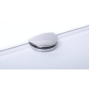 BSM Marketing 600mm (24 inches) by 150mm (6 inches) Glass Shelf for Bathroom, Kitchen Bedroom