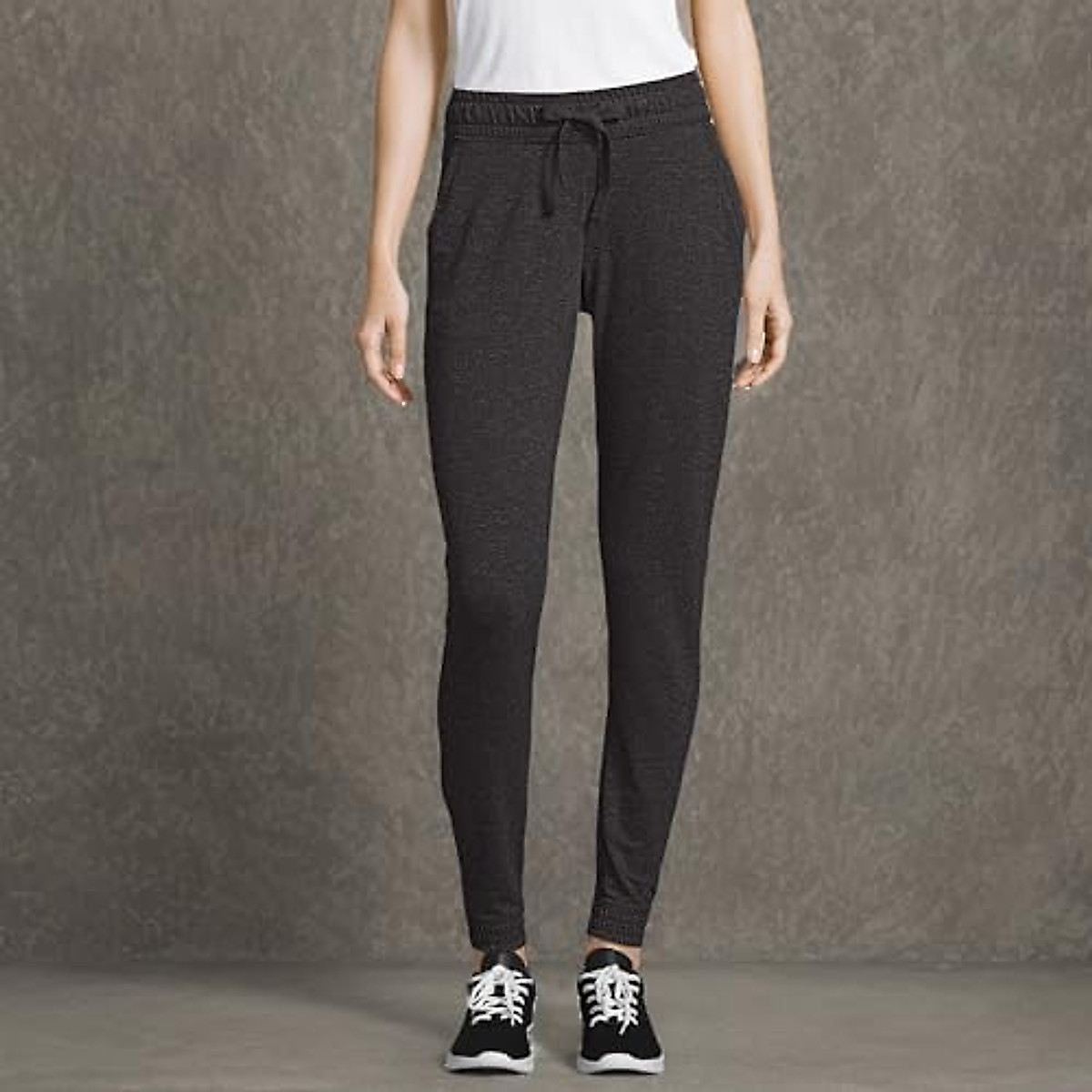 Hanes Womens Jogger With Pockets Athletic-sweatpants, Grey, Large US