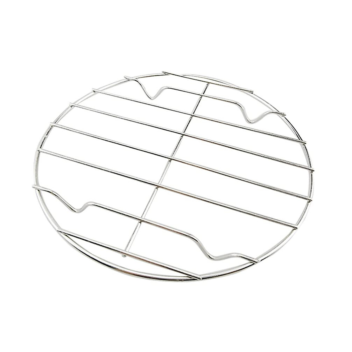 SHERCHPRY Round Baking Rack Metal Grill Rack Round Wire Rack Stainless Steel Cooling Racks Pizza Baking Rack for Oven Air Fryer