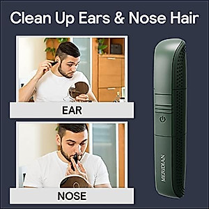 MERIDIAN Nose Nose/Ear Hair Trimmer for Men - Sage