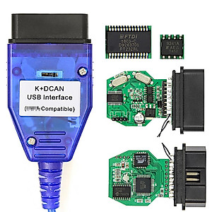 for K+DCAN OBD2 Cable Switch FTDI FT232RL Tools EDIABAS NCS Expert ISTA