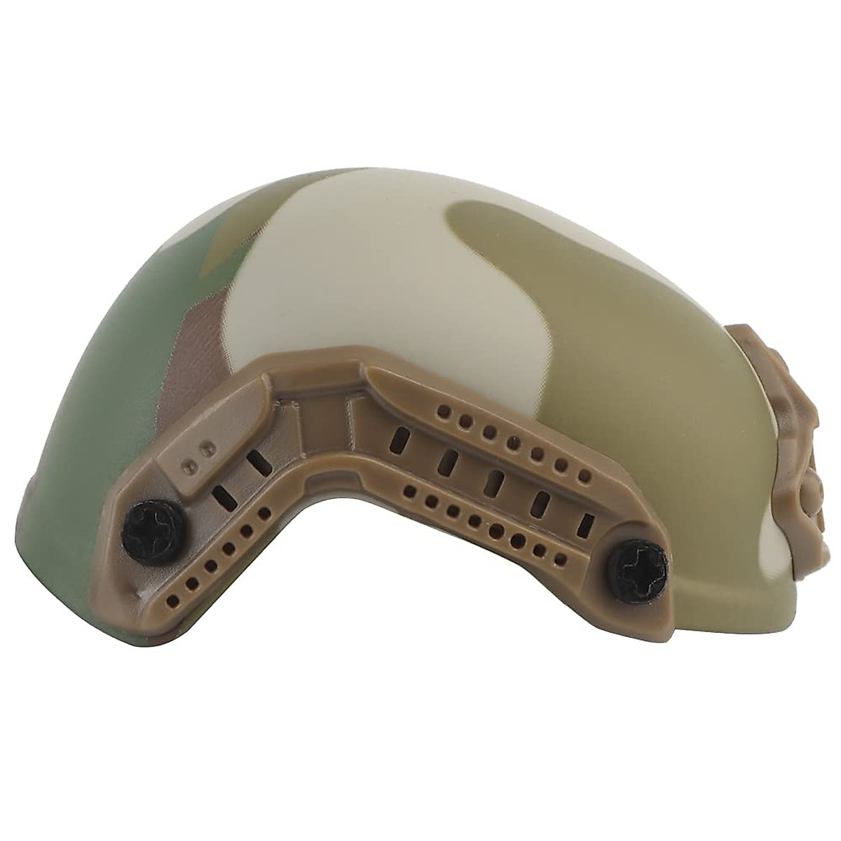 Tactical Fast Helmet Model Keychain Key Ring Mini Portable Bottle Opener Keychain Backpack Charm Military Fan Accessories Gift (Color : AC41-CP)