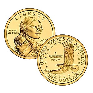 2000 S Sacagawea Golden Dollar $1 Proof