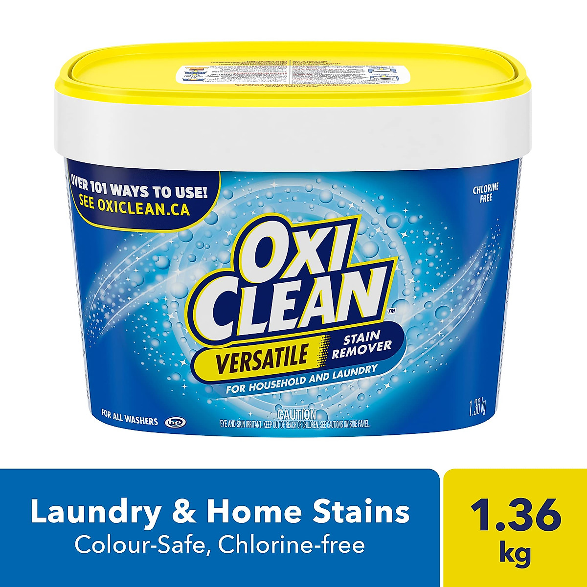 OxiClean Verstaile Stain Remover for Household and Laundry - 64 Loads (for All Machines Including He)