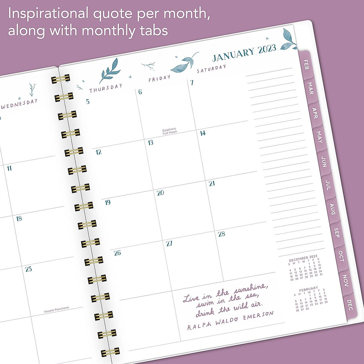 Cambridge 2023 Weekly & Monthly Planner, Meera Lee Patel, 8-1/2" x 11", Large (MP02-905)