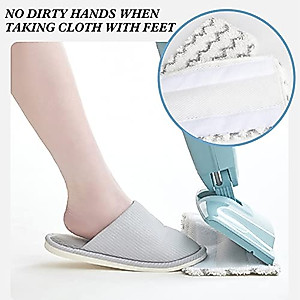 Y-Step 8 Pack Shark Steam Mop Replacement Pads, Compatible with Shark S1000 Series, S1000 S1000A S1000C S1000WM Steam and Scrub All-in-One Scrubbing Mop for Tile and Hardwood Floor Washable