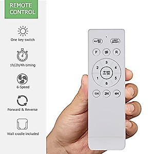 SADENICEL Farmhouse Caged Fan with Lights Remote Control, 17 Inch Low Profile Bedroom Fans, Rustic Ceiling Fans for Kitchen, Dining Room (Antique Wood-E)