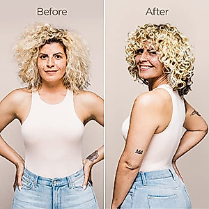 Shark XSKHD4DA FlexStyle Curl-Defining Diffuser, Attachment for Shark FlexStyle Blow Dryers, Styling Tool for Wavy, Curly, and Coily Hair, Enhance Natural Curls, Extendable Prongs, Stone