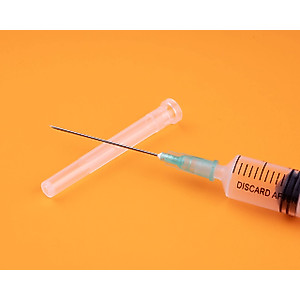 5ml Disposable Syringes with 21Ga 1.5 Inch Needle Dispensing Tools Industrial Lab Supplies,Individual Package (20)