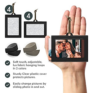 Maypes Family Picture Frame Set of 8, Best Gift & Boho Wall Decor, Family Tree, Hanging Picture Frames Ornaments 2x3 (4 Vertical & 4 Horizontal)