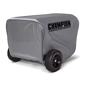 Champion Power Equipment 100519 6250-Watt Open Frame Inverter with Quiet Technology & Champion Weather-Resistant Storage Cover for 4800-11,500-Watt Portable Generators