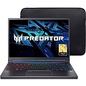 Acer Predator Triton 300 SE 14'' FHD 165Hz Gaming Laptop, 16GB RAM, 2TB PCIe SSD, Intel Core i7 12700H Processor, NVIDIA RTX 3060 Graphics, Backlit Keyboard, Windows 11, Gray, w/Saz USB Cable