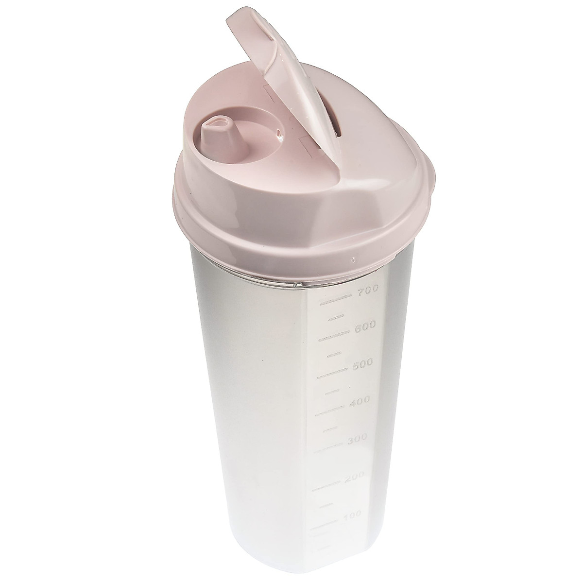 Plastic Olive Oil And Vinegar Dispenser Bottle For Kitchen Cooking With Spout Lid To Pour, Plastic Oil Cruet Container, Thigh Wide Mouth Easy Refill & Clean - BPA Free (25 OZ)