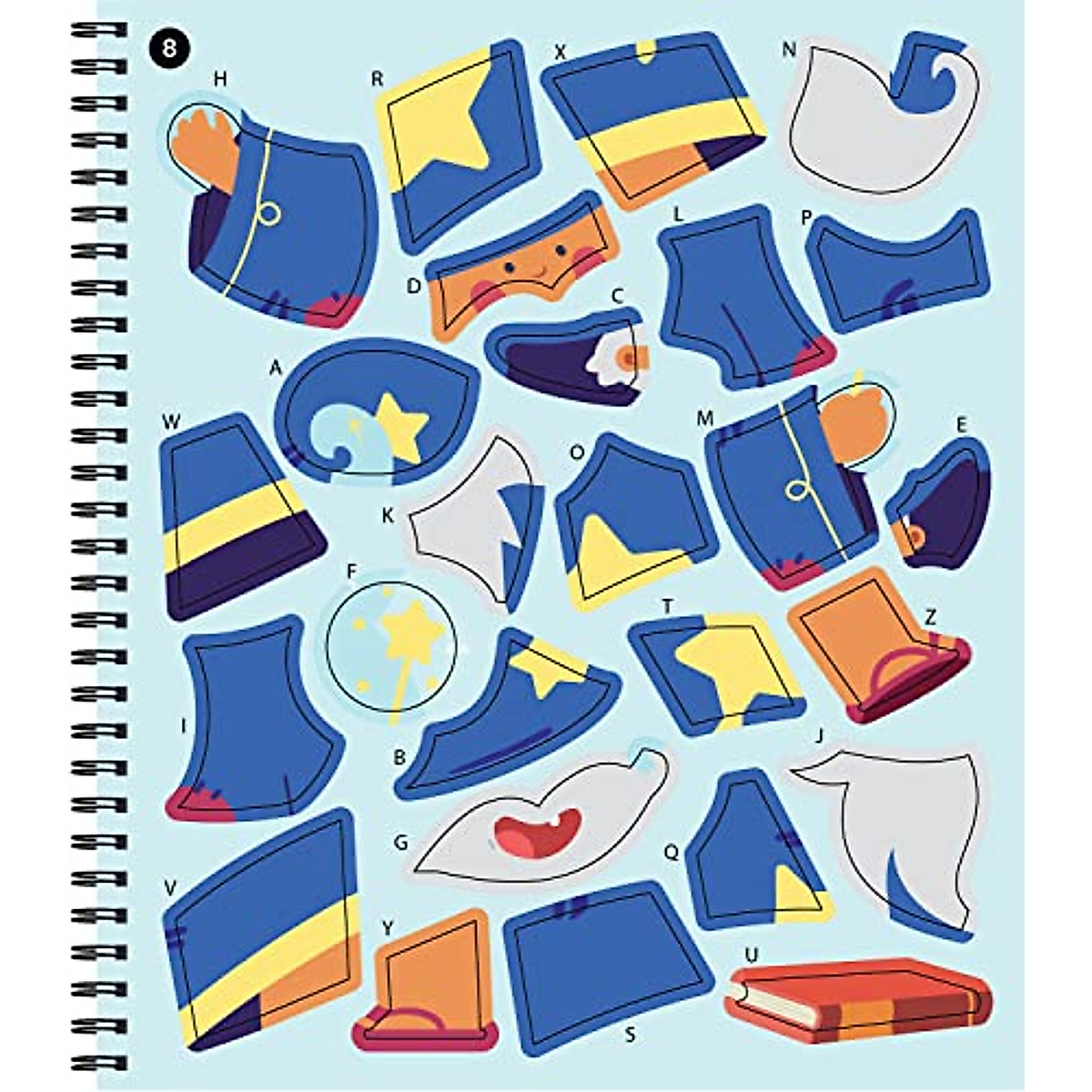 Brain Games - Sticker by Letter: Fantasy