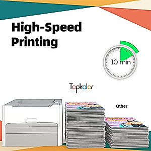 Topkolor 962XL Ink Cartridges Combo Pack Compatible HP 962 XL Compatible HP 9015e 9018e 9015 9018 9010 9020 9012 e Series Printer, 5 Pack