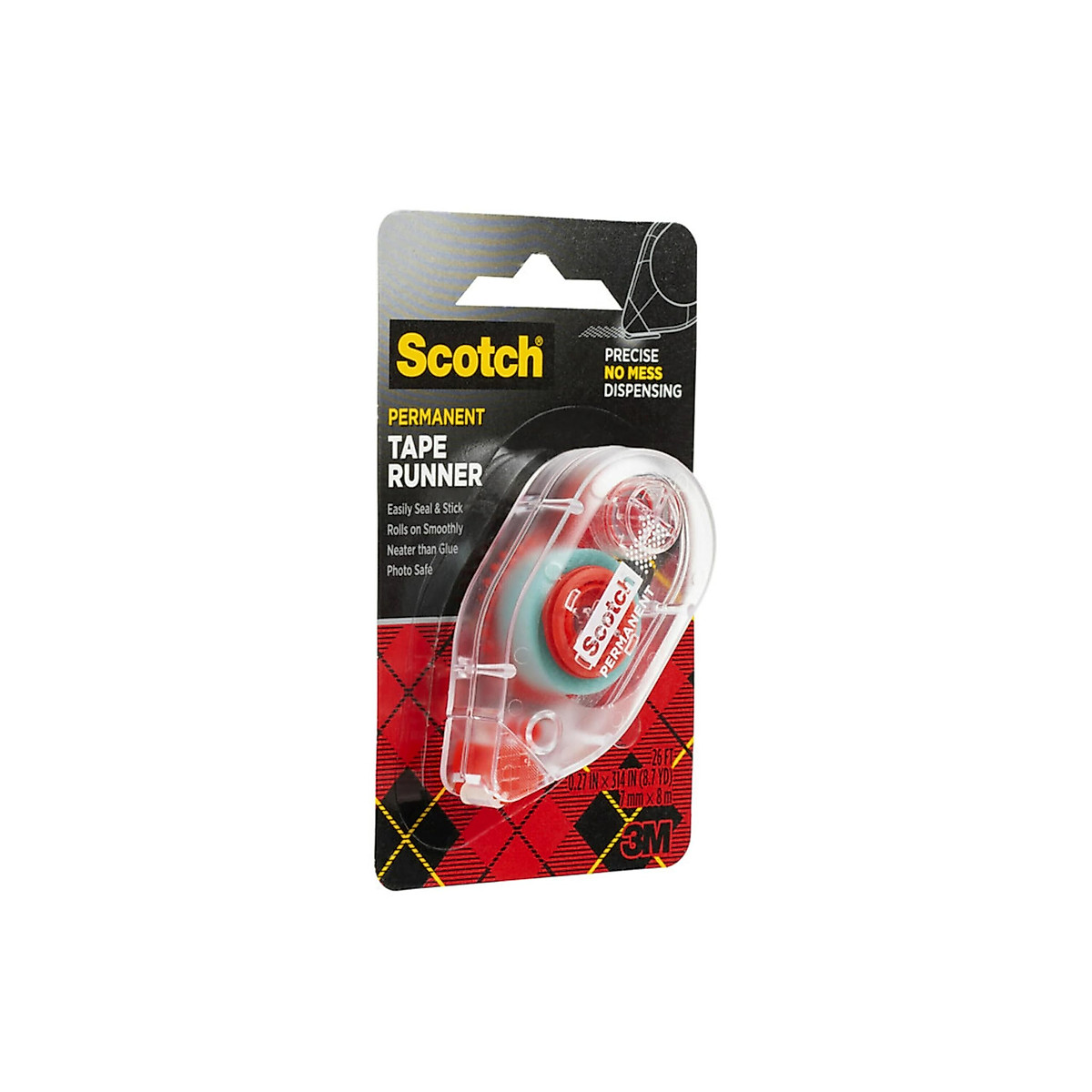 3M Bulk Buy 6061 Scotch Double Sided Adhesive Roller .27 in. x 8.7 yd. (Pack of 3)