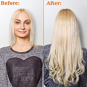 Duufin 2500 Pieces Micro Links Rings Hair Extensions Beads 5.0mm Silicone Lined Beads 5 Colors Micro Links for Women Men Hair Feather Extensions Tool