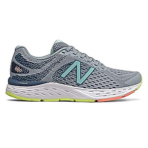 New Balance Women's 680 V6 Running Shoe, Light Slate/Stone Blue, 6.5 M US