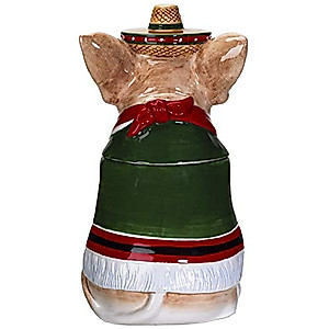 Pacific Giftware Mexican Chihuahua Ceramic Cookie Jar