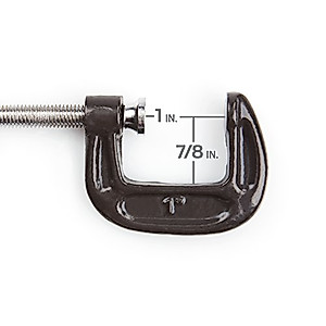 TEKTON Malleable Iron C-Clamp | 4009, Black, 1 Inch