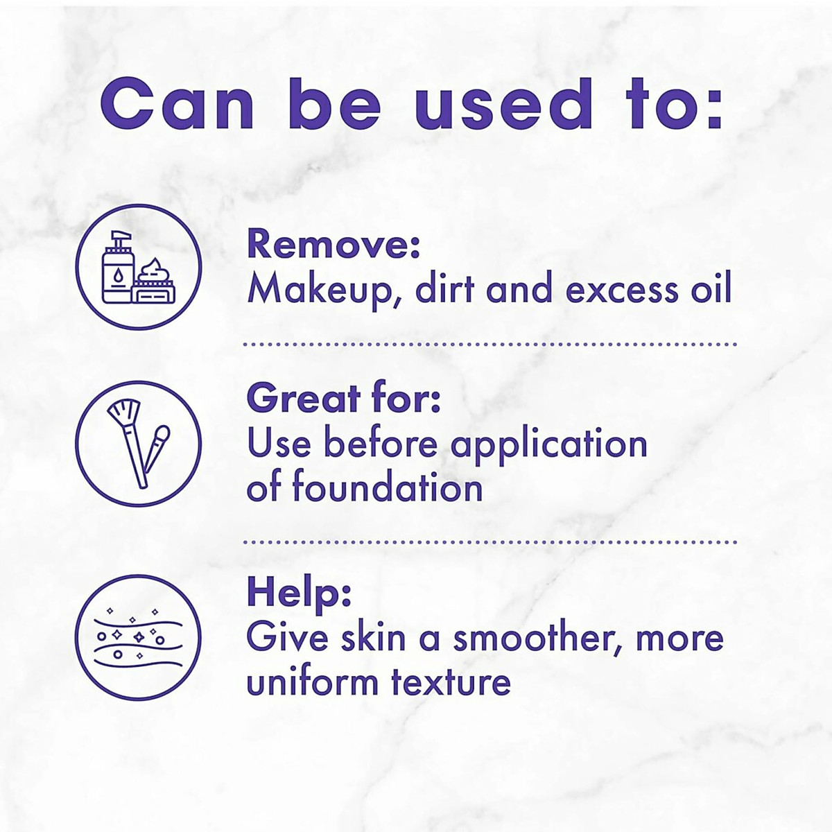 Buf-Puf Facial Sponge, Dermatologist Developed, Removes Deep Down Dirt & Makeup That Causes Breakouts and Blackheads, Reusable, Exfoliating, White, 2 Count